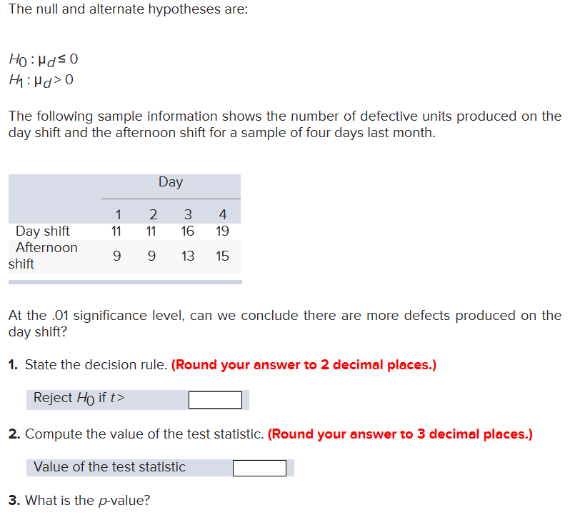 Solved The null and alternate hypotheses | Chegg.com