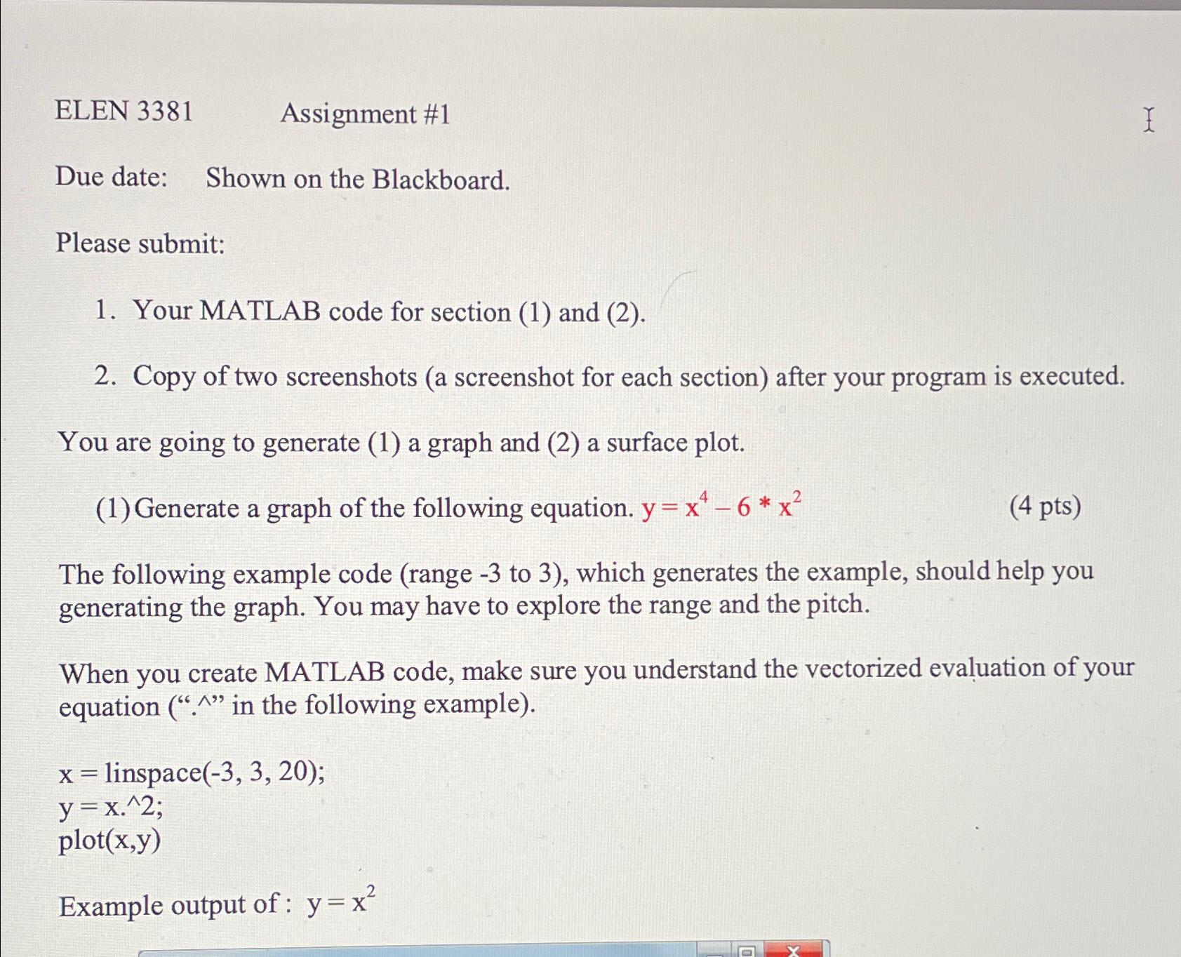 Solved ELEN 3381Assignment #1Due date: Shown on the | Chegg.com