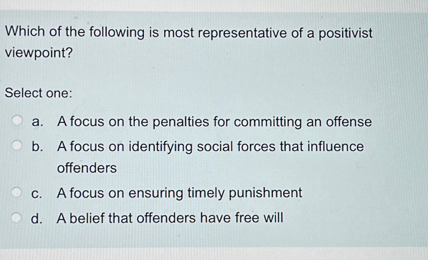 Solved Which of the following is most representative of a | Chegg.com