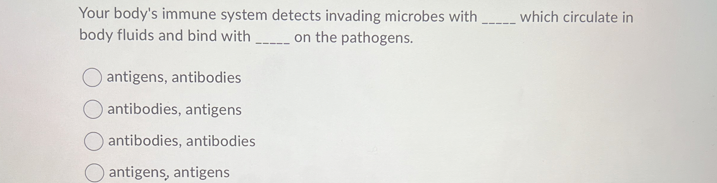 Solved Your body's immune system detects invading microbes | Chegg.com