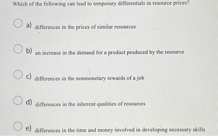 Solved Which of the following can lead to temporary | Chegg.com