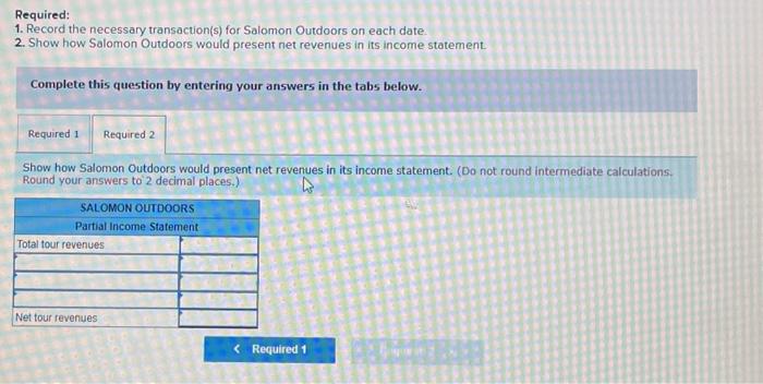 Solved Problem 5-2A (Algo) Record transactions related to | Chegg.com