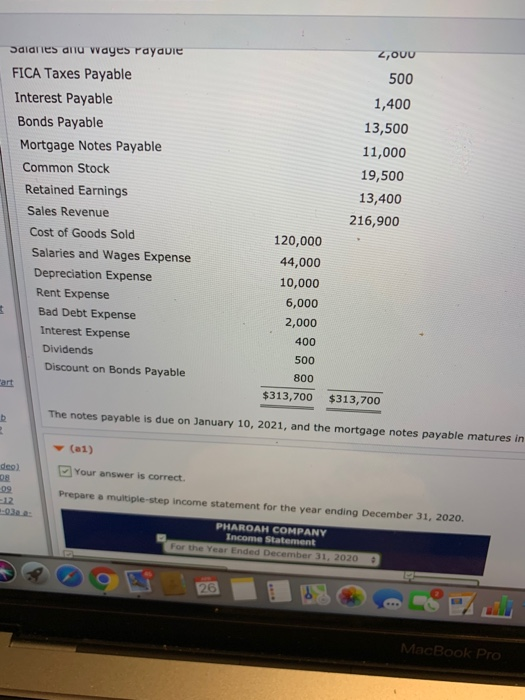 Solved Problem 10-08A al-a3 (Part Level Submission) The | Chegg.com