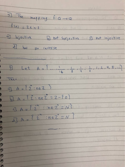 Solved Choose The Composition of two bijective map unit b] | Chegg.com