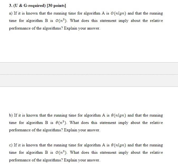 Solved 3 U And G Required 30 Points A If It Is Known 6718
