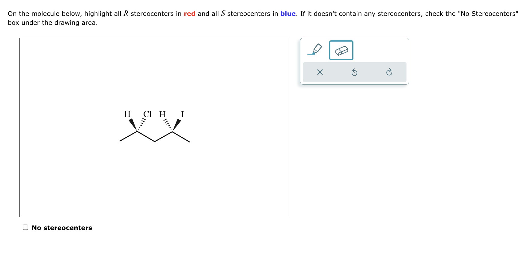 Solved On the molecule below, highlight all R ﻿stereocenters | Chegg.com