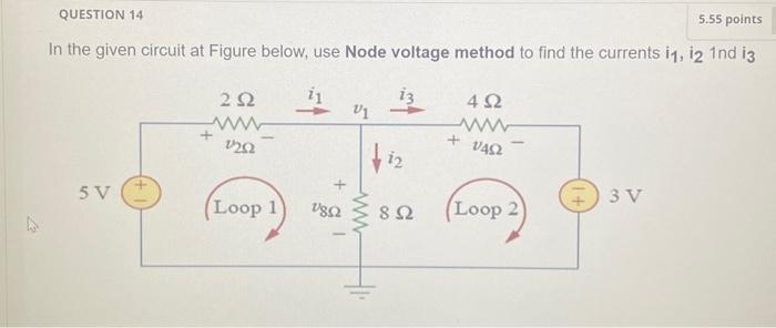 Solved In the given circuit at Figure below, use Node | Chegg.com