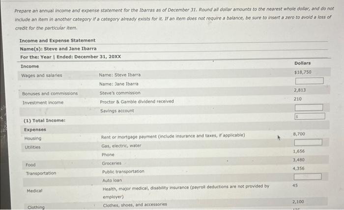 Solved Steve and Jane Ibarra have been married for over two | Chegg.com