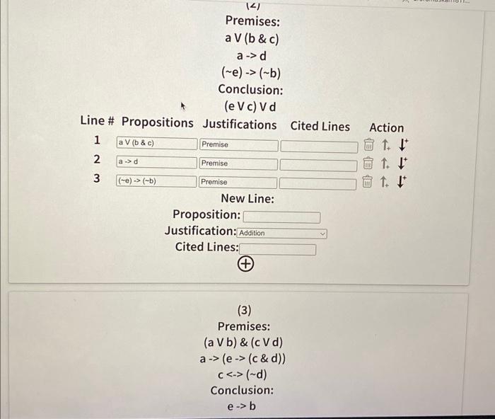 a→(e→(c&d)) | Chegg.com