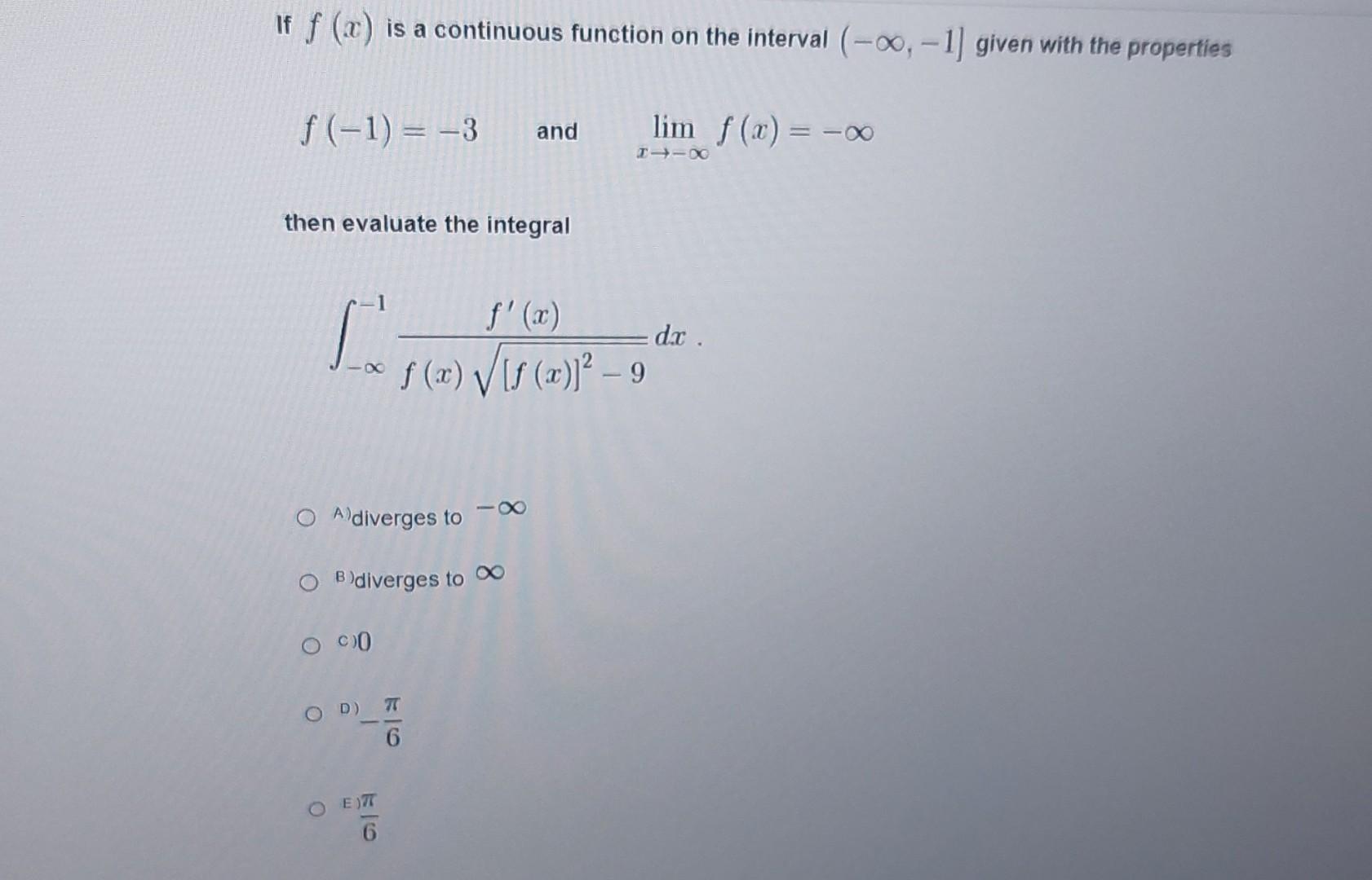 Solved If f(x) is a continuous function on the interval | Chegg.com