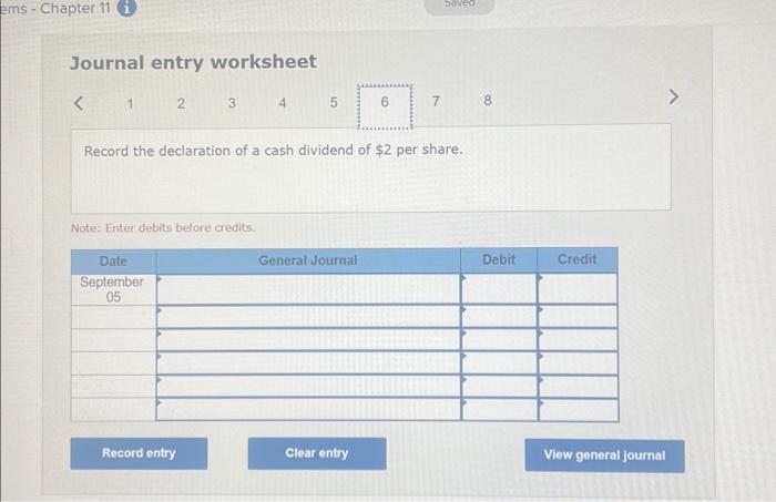 Solved Journal entry worksheet Record the reissue of 2,500 | Chegg.com