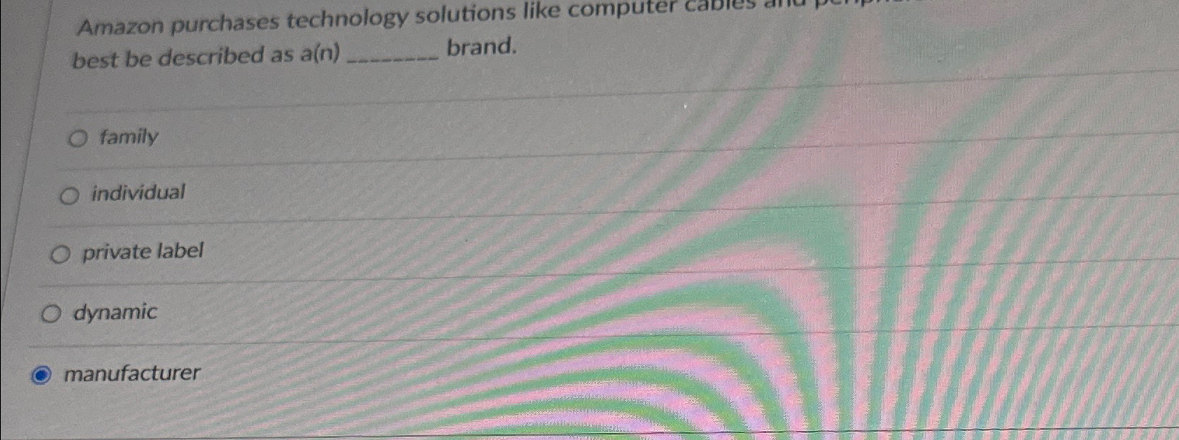Solved Amazon purchases technology solutions like computer | Chegg.com