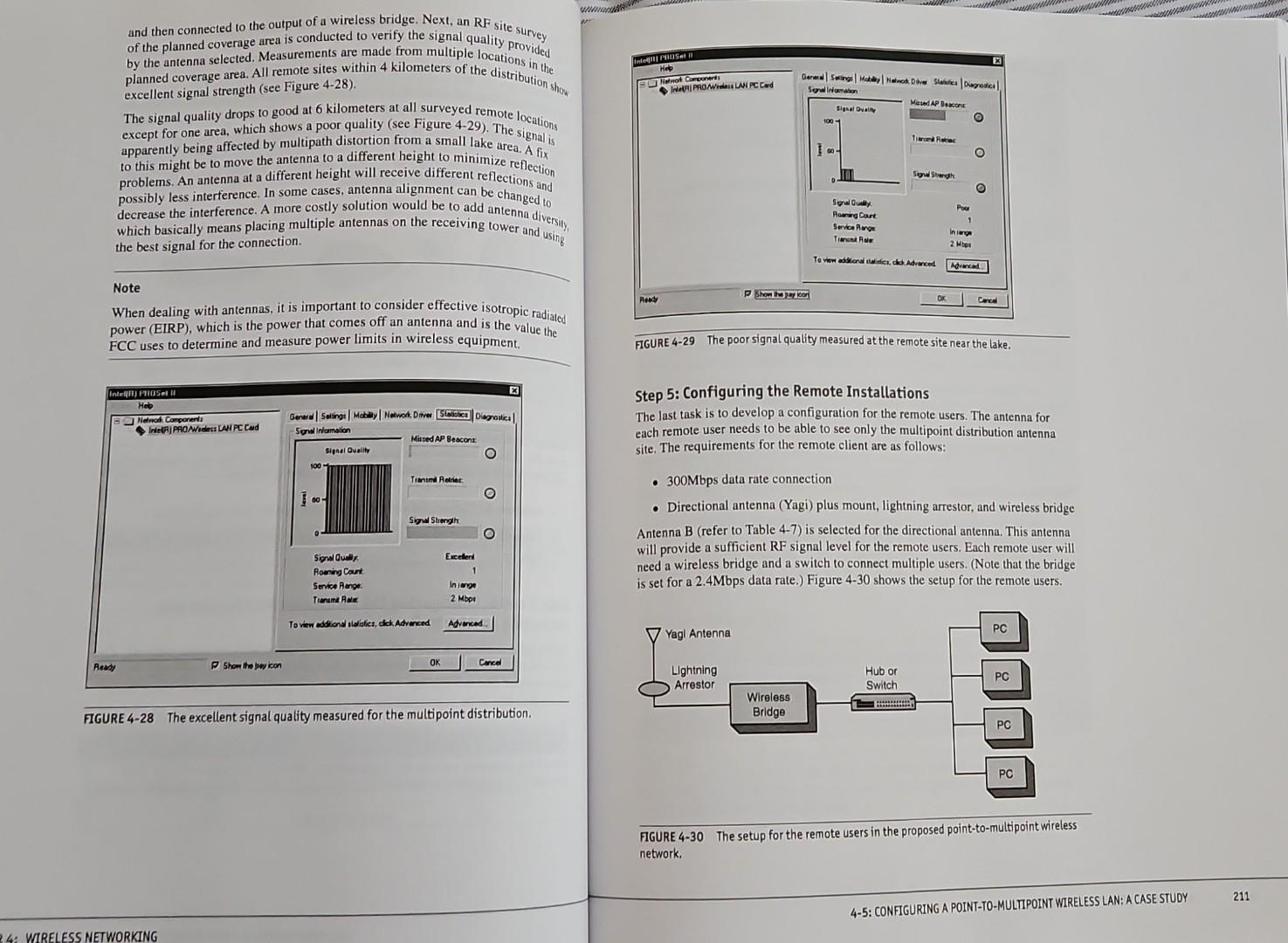 Solved 4-5 CONFIGURING A POINT-TO-MULTIPOINT WIRELESS LAN: A | Chegg.com