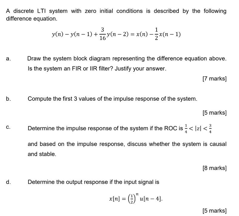 Solved This is digital signal processing problem. | Chegg.com