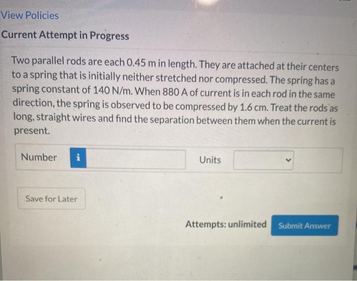 Solved View Policies Current Attempt in Progress Two | Chegg.com