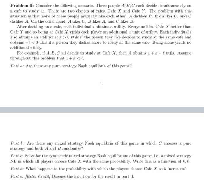 Solved Problem 5: Consider the following scenario. Three | Chegg.com