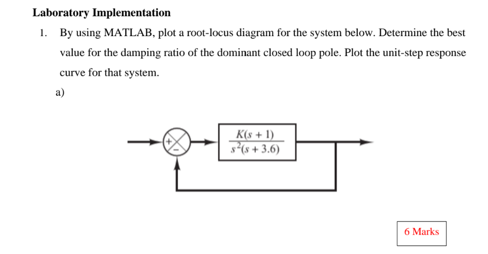 Solved Laboratory Implementation 1. By using MATLAB, plot a | Chegg.com