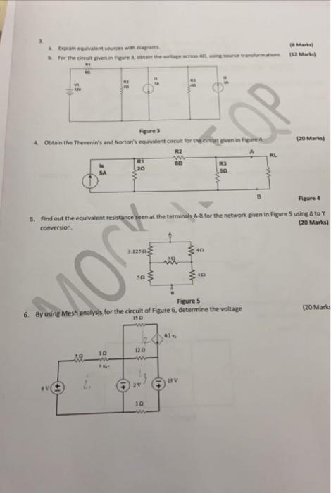 Solved Explain equivalent sources with diagrams For the | Chegg.com