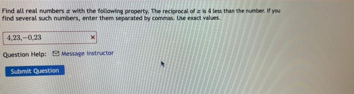 Solved Find all real numbers I with the following property. | Chegg.com