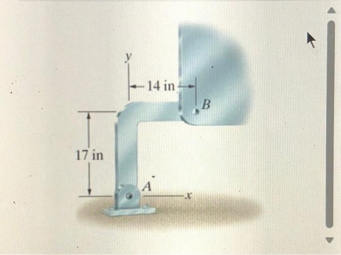 Solved The magnitude of the reaction exerted on the L-shaped | Chegg.com