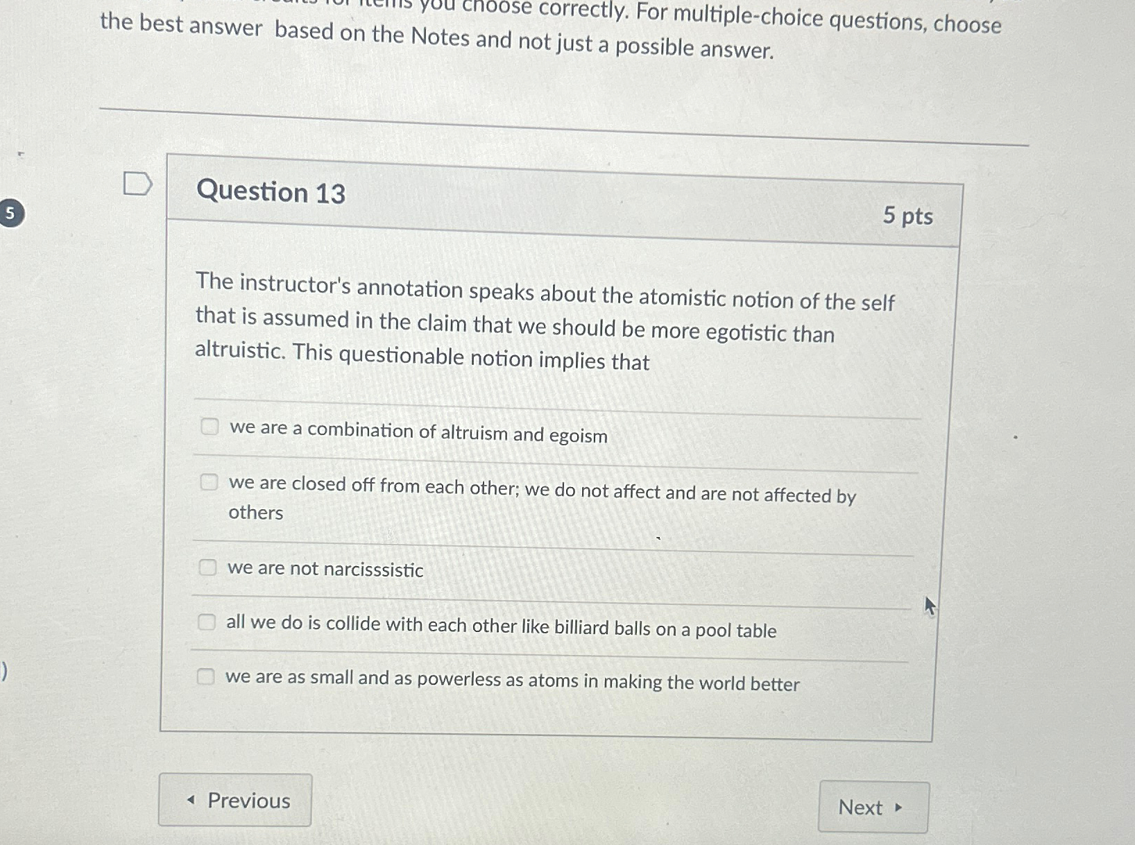 Solved oose correctly. For multiple-choice questions, | Chegg.com