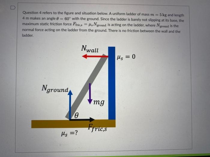 Solved U Question 4 refers to the figure and situation | Chegg.com