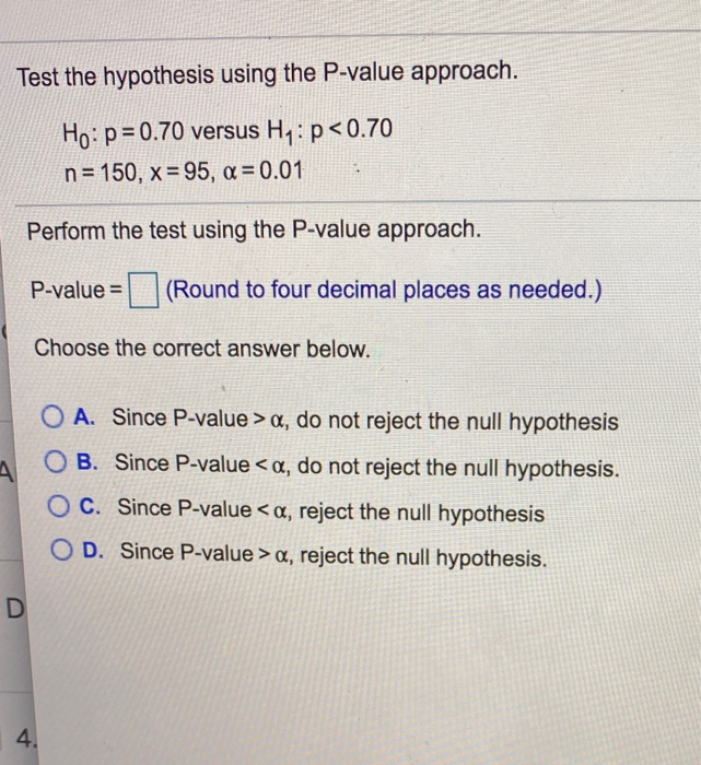 Solved Test the hypothesis using the P-value approach. Ho: | Chegg.com