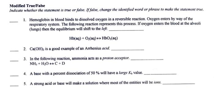Solved Modified True/False Indicate whether the statement is | Chegg.com Solved Modified True/False Indicate whether the statement is | Chegg.com