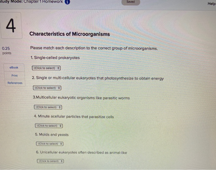 Solved Study Mode: Chapter 1 Homework i Saved Help 4 | Chegg.com