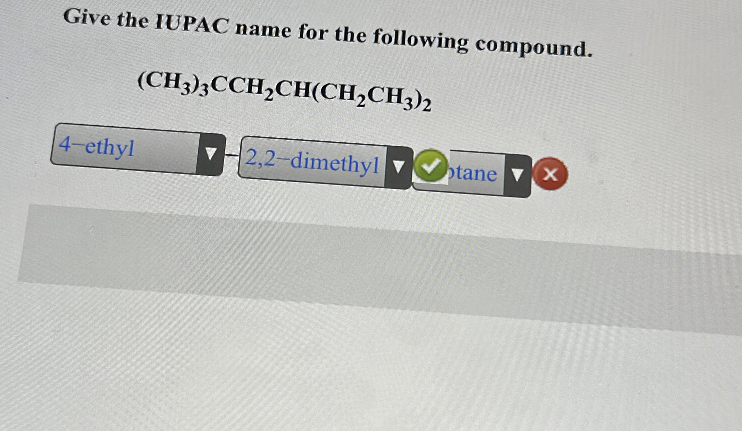 Solved Give the IUPAC name for the following | Chegg.com