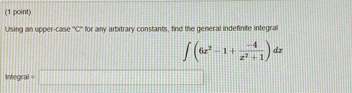 Solved 1 Point Using An Upper Case C For Any Arbitrary 9320