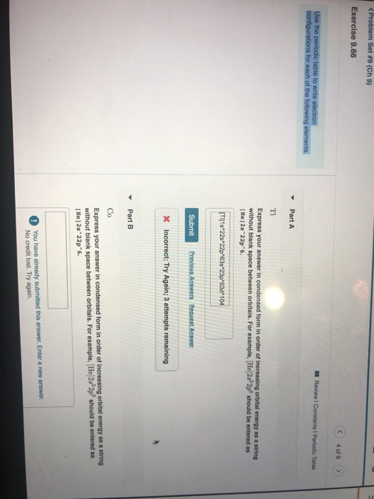 Solved Use the periodic table to write electron | Chegg.com