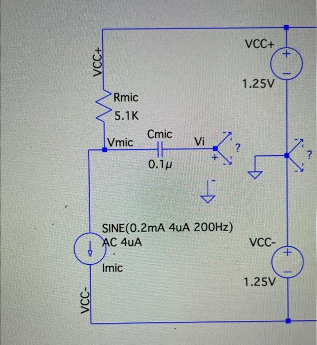 hi, please help me to calculate vi and vmic | Chegg.com