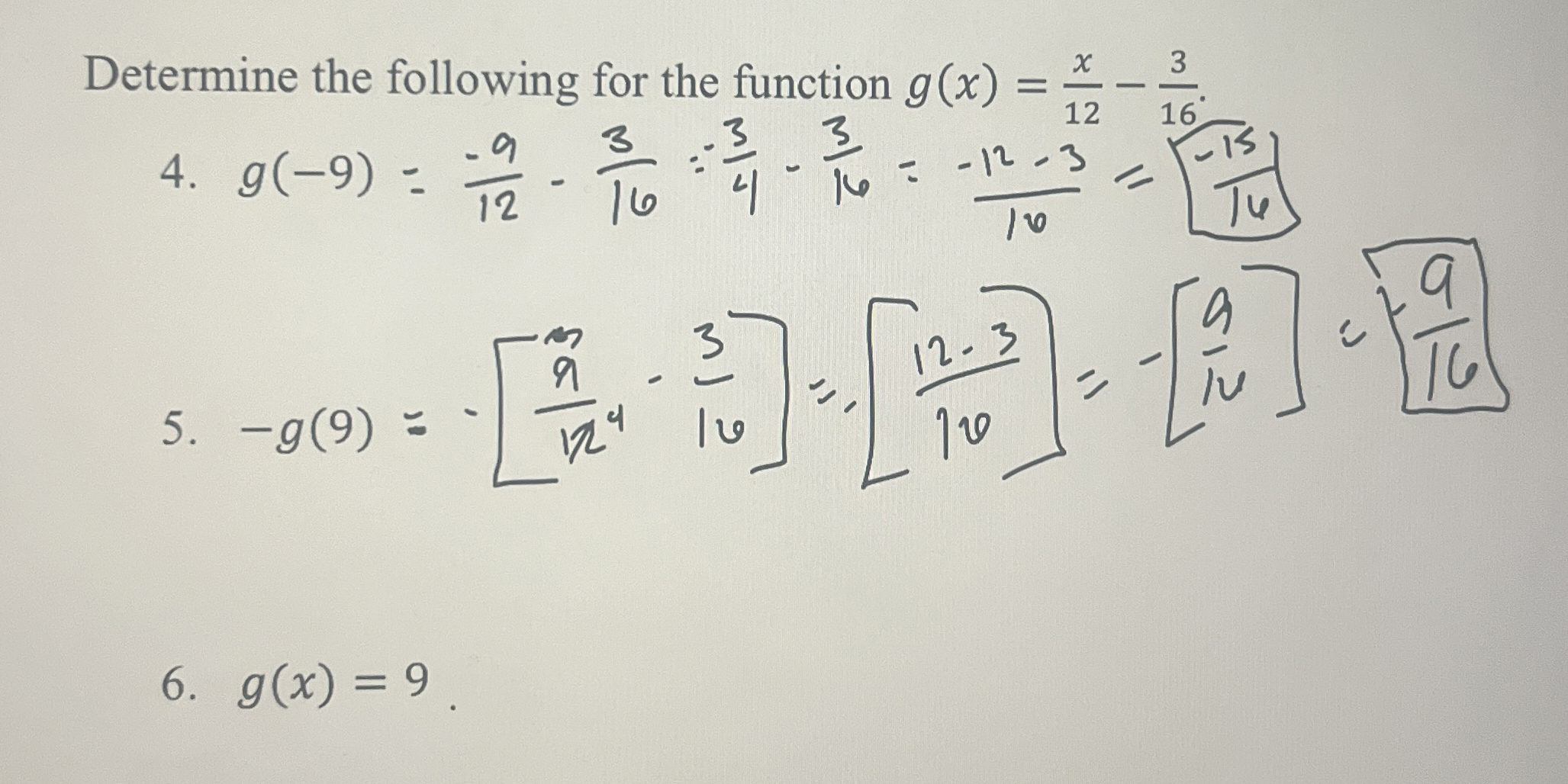 Solved Determine the following for the function | Chegg.com