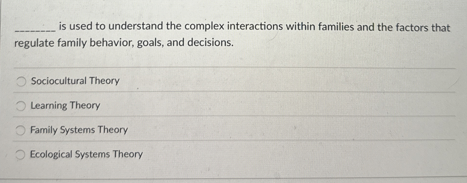 Solved is used to understand the complex interactions within | Chegg.com