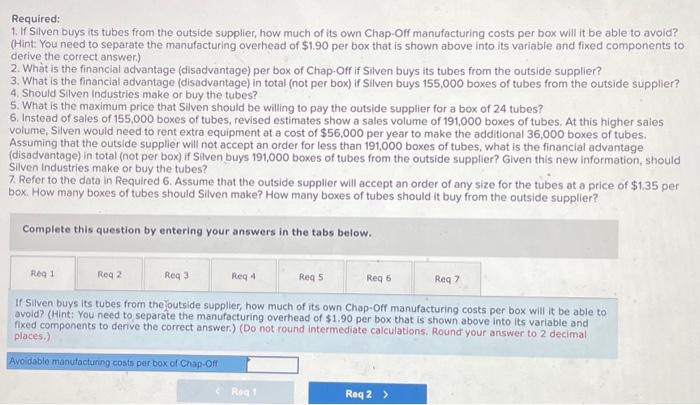Solved can i get help finding the numbers for Req 1, Req 2, | Chegg.com