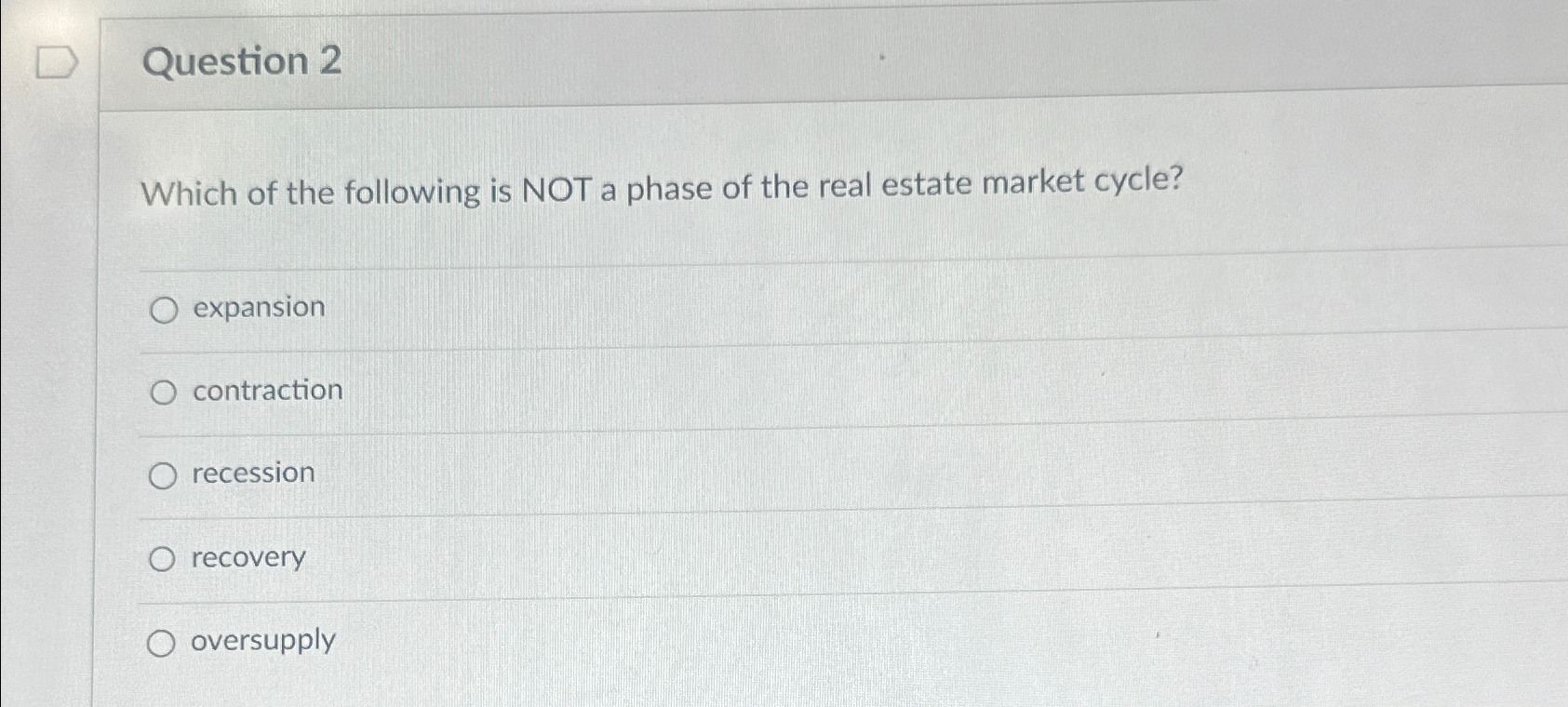 Solved Question 2Which of the following is NOT a phase of | Chegg.com