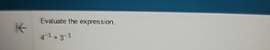 Solved Evaluate the expression.4-1+3-1 | Chegg.com