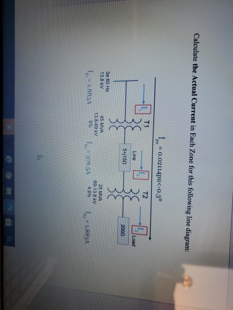 Solved Calculate the Actual Current in Each Zone for this | Chegg.com