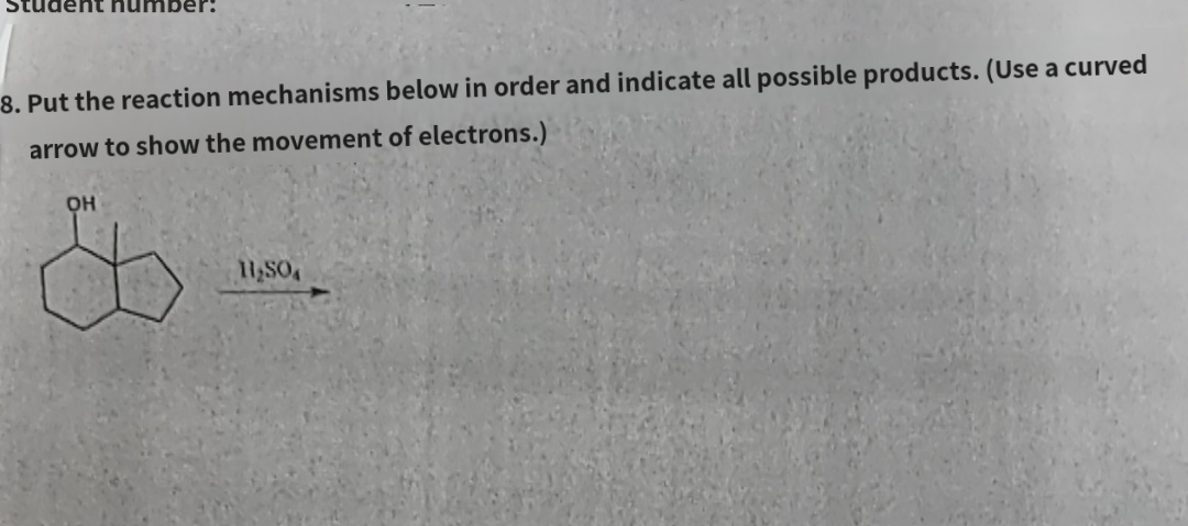 Solved Put the reaction mechanisms below in order and | Chegg.com