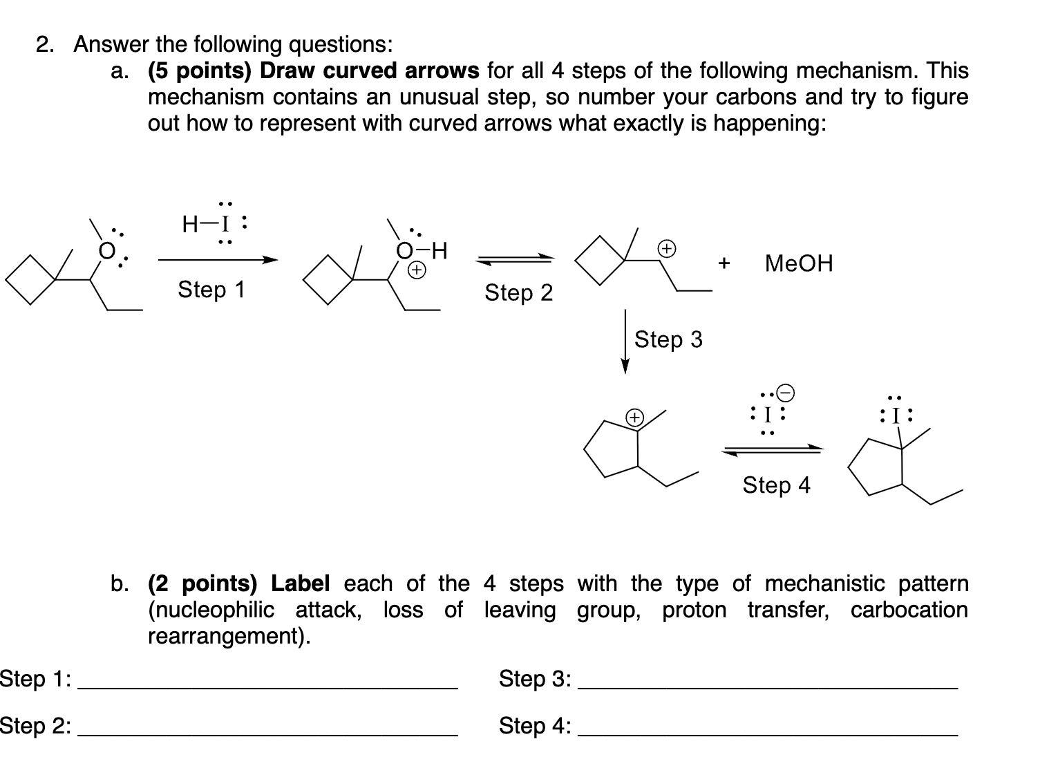 Solved 2. ﻿Answer the following questions: a. (5 ﻿points) | Chegg.com