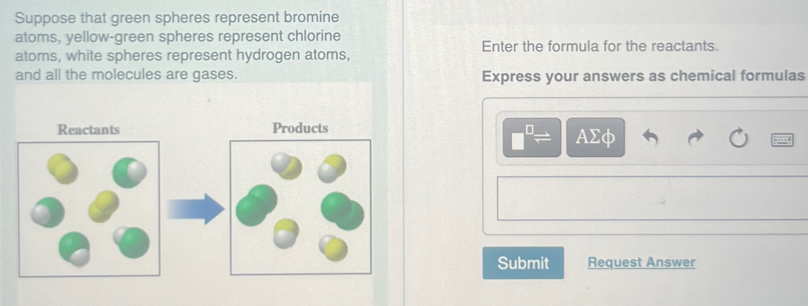 Solved Suppose that green spheres represent bromine atoms, | Chegg.com