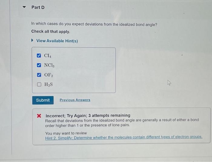 Solved In which cases do you expect deviations from the | Chegg.com