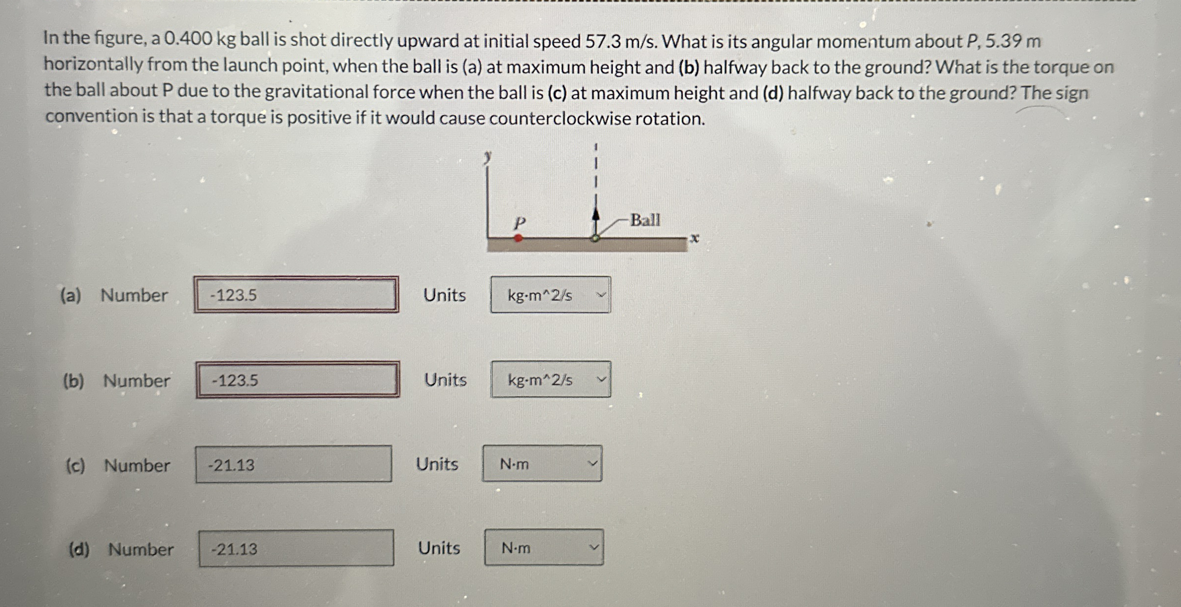 Solved In the figure, a 0.400 ﻿kg ball is shot directly | Chegg.com