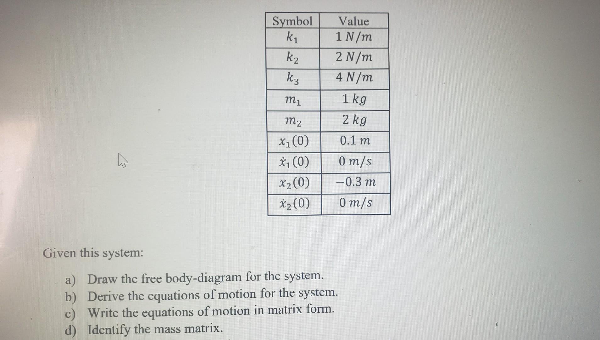 Solved Problem \#1 (60 pts): The figure above shows a two | Chegg.com