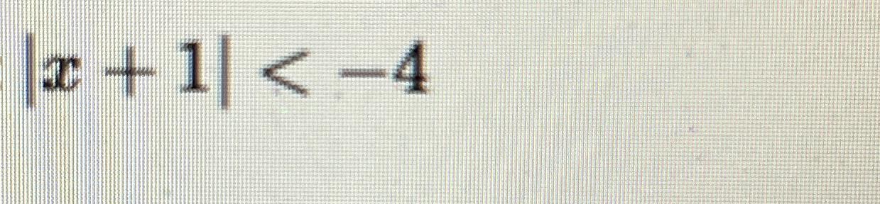 Solved |x+1|