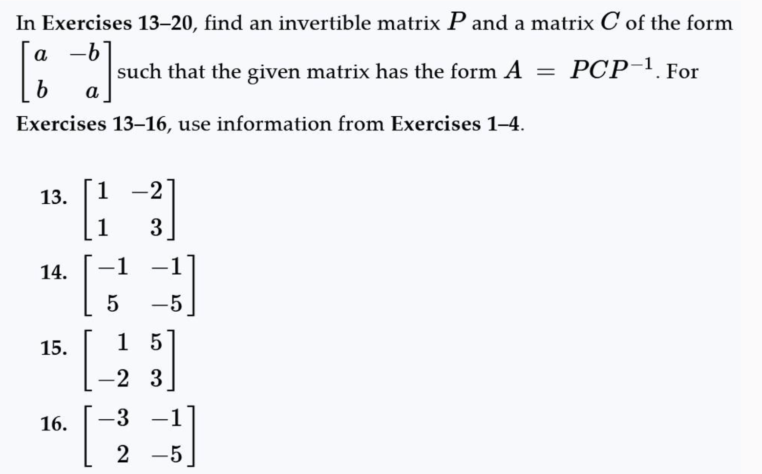 Please answer 16.In Exercises 13-20, ﻿find an | Chegg.com