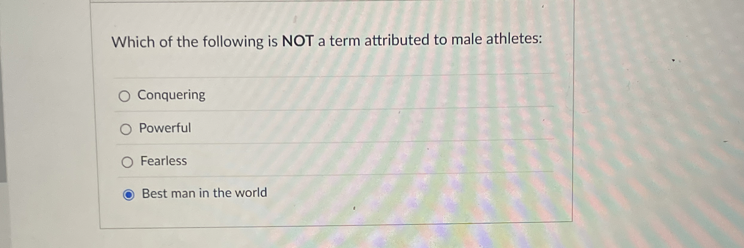 Solved Which of the following is NOT a term attributed to | Chegg.com