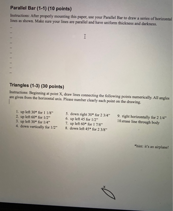 Solved Parallel Bar (1-1) (10 points) Instructions: After | Chegg.com