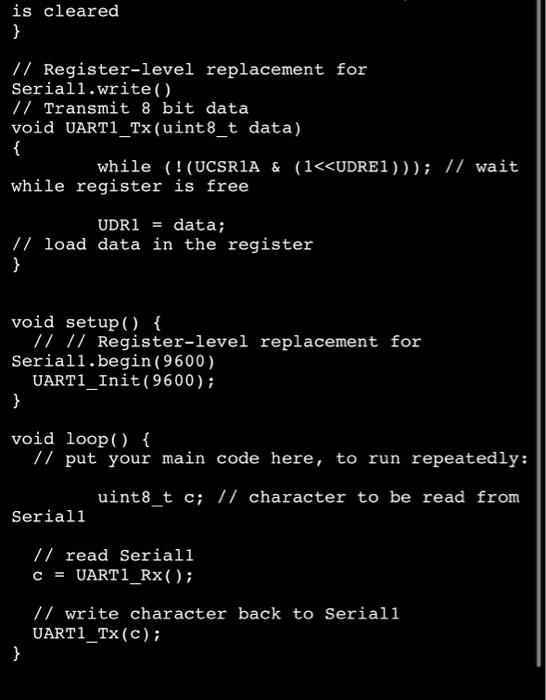 Solved * Serial_register_simple * Program echoes any | Chegg.com